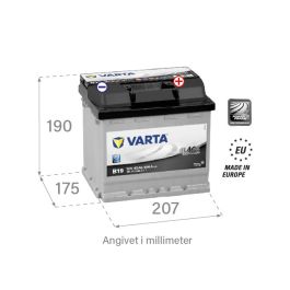 Køb Varta B19 - 12V 45Ah (Bilbatteri)
