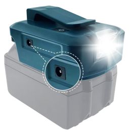 Køb Powerbank adapter til Hitachi/Hikoki 18V m/ LED Lys og USB-C