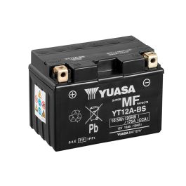 Køb Yuasa YT12A-BS 12V AGM Batteri til Motorcykel
