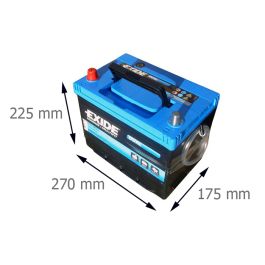 Køb Exide DUAL - ER350 12V 80Ah