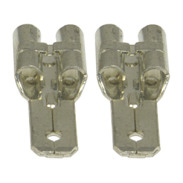 Køb Terminaladapter fra 6,3mm til 4,8mm (2 stk)