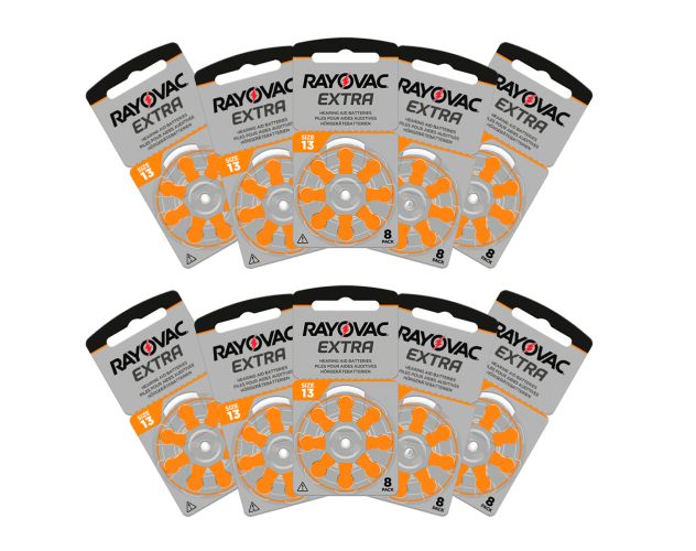 Køb Rayovac Extra Advanced 13 (80 stk.) hørreapparatsbatterier - 0% ...