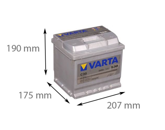 Køb Varta C30 - 12V 54Ah (Bilbatteri)