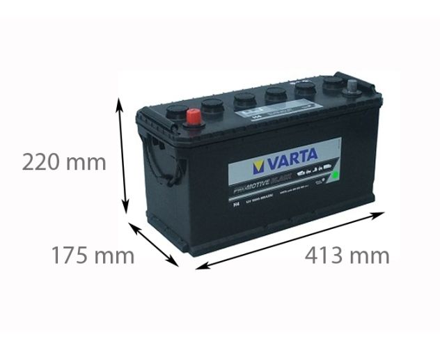 Køb Varta H4 - 12V 100Ah (Lastbilbatteri)